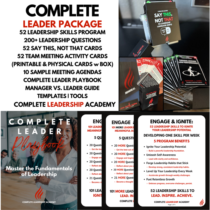 COMPLETE LEADER Package (The Complete System) – Complete Leadership Academy